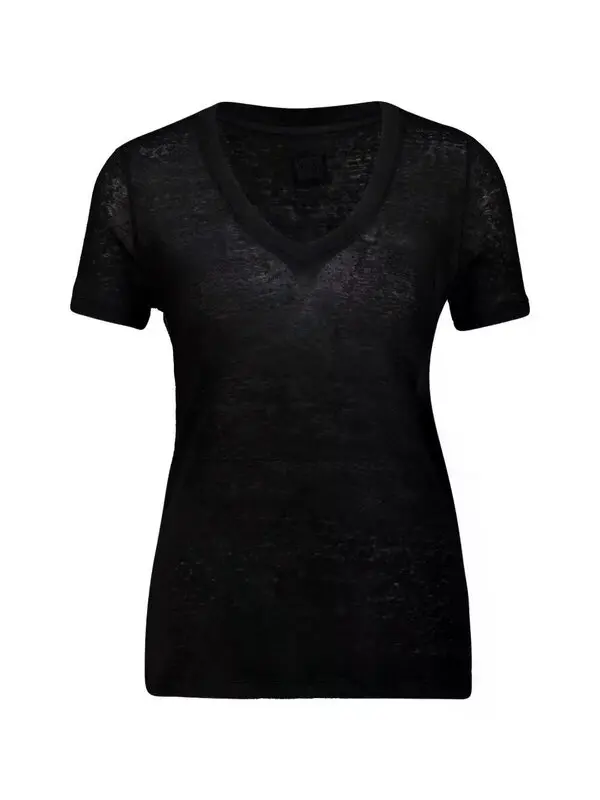 120% Lino V-neck T-shirt