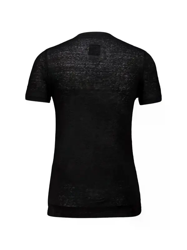 120% Lino V-neck T-shirt