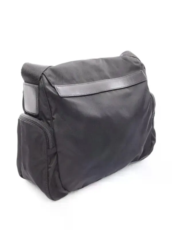 Prada 2010s Tessuto Buckle Shoulder Bag