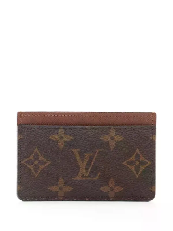 LOUIS VUITTON 2016 Monogram Card Case - Brown