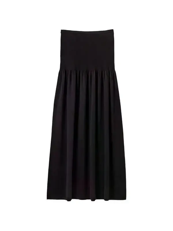 THE GARMENT Maldive Knit Maxi Skirt - Black