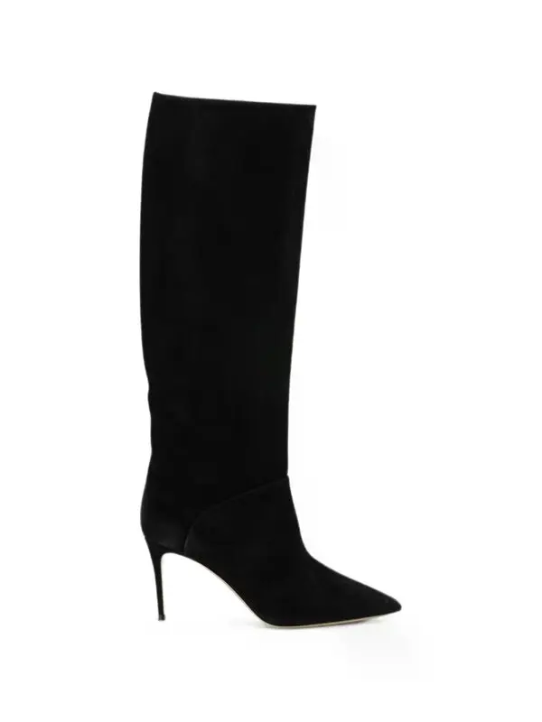 Casadei Renna Suede Pointed-toe Knee-high Boots