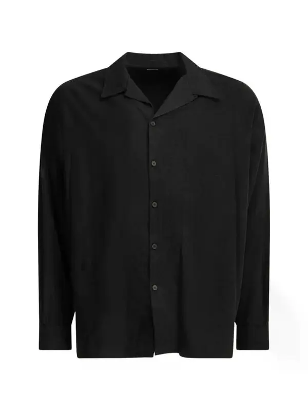 A.PRESSE Long-sleeve Silk Shirt