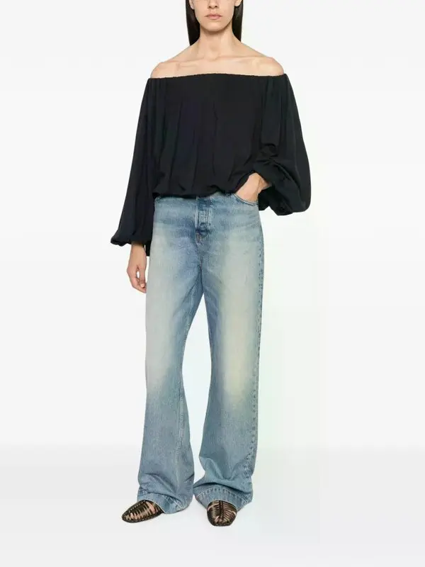Dorothee Schumacher Off-shoulder Balloon Sleeve Top
