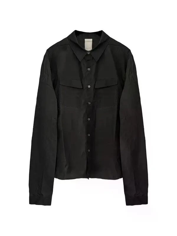 SAN263-1 Waxed-finish Embroidered Shirt