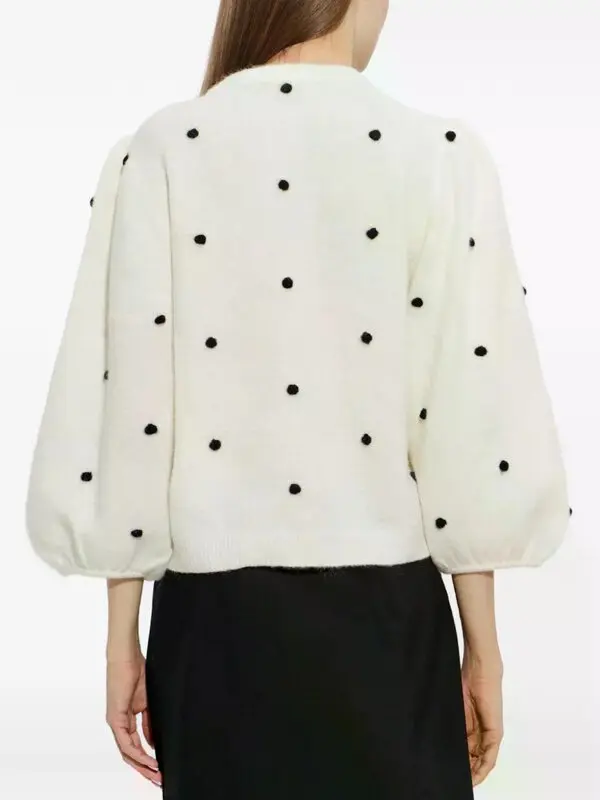 GESTUZ Gzalpha Puff-sleeve Cardigan