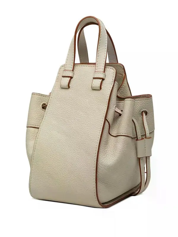Loewe 2022 Mini Grained Calfskin Hammock Bag Satchel
