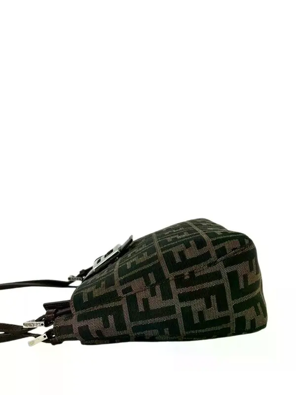 Fendi 1990-2000 Zucca Canvas Shoulder Bag