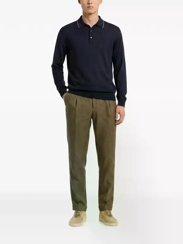 Kiton Long-sleeve Polo Shirt