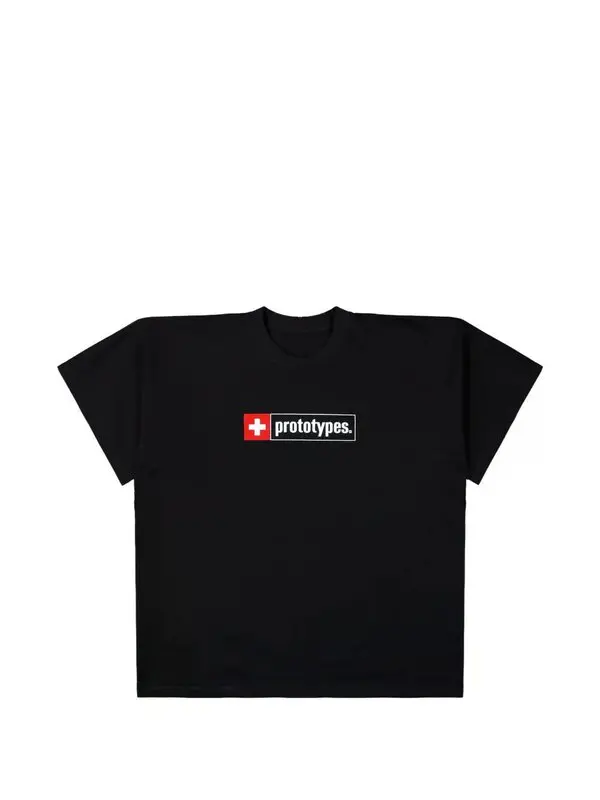 PROTOTYPES Cross Logo Printed T-shirt