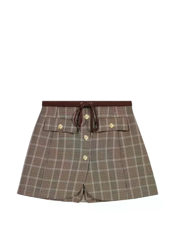 Maje Layered-effect Suit Shorts