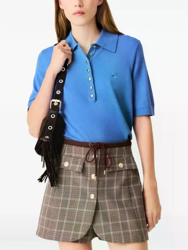 Maje Layered-effect Suit Shorts