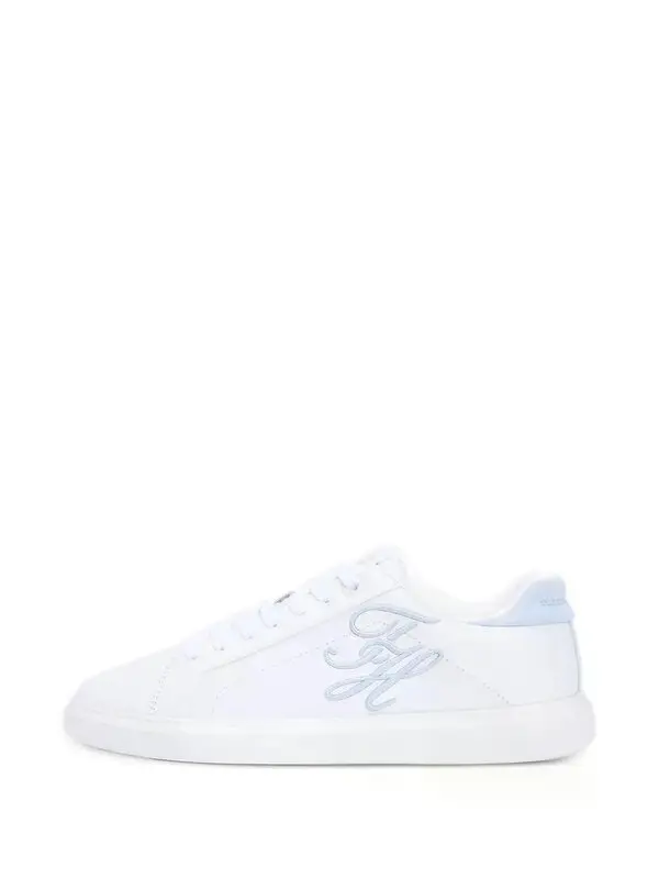 Tommy Hilfiger Embroidered Logo Sneakers - White