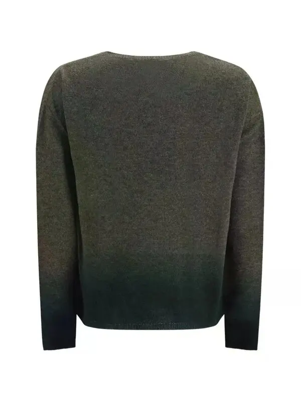 MIRROR IN THE SKY Gradient-dyed Crew-neck Sweater