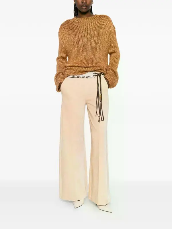 FORTE_FORTE Wide-leg Corduroy Trousers