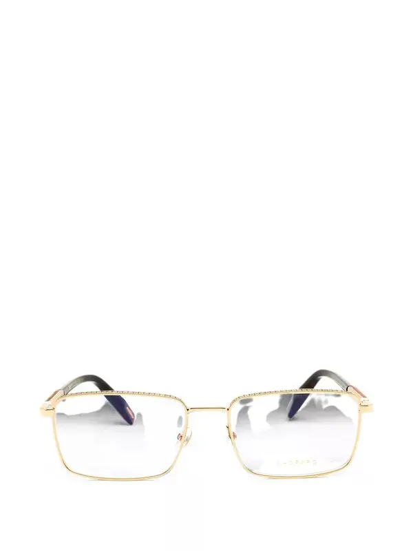 Chopard Tone Rectangle Eyeglasses - Gold