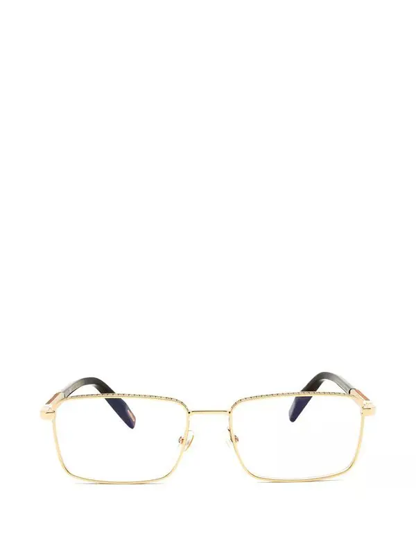 Chopard Tone Rectangle Eyeglasses - Gold