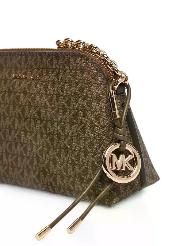 Michael Kors Small Dome Chain Crossbody Bag - Brown