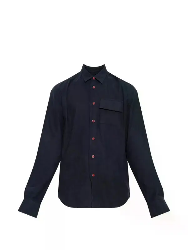 Kiton Flap-pocket Button-down Shirt