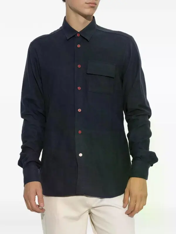 Kiton Flap-pocket Button-down Shirt