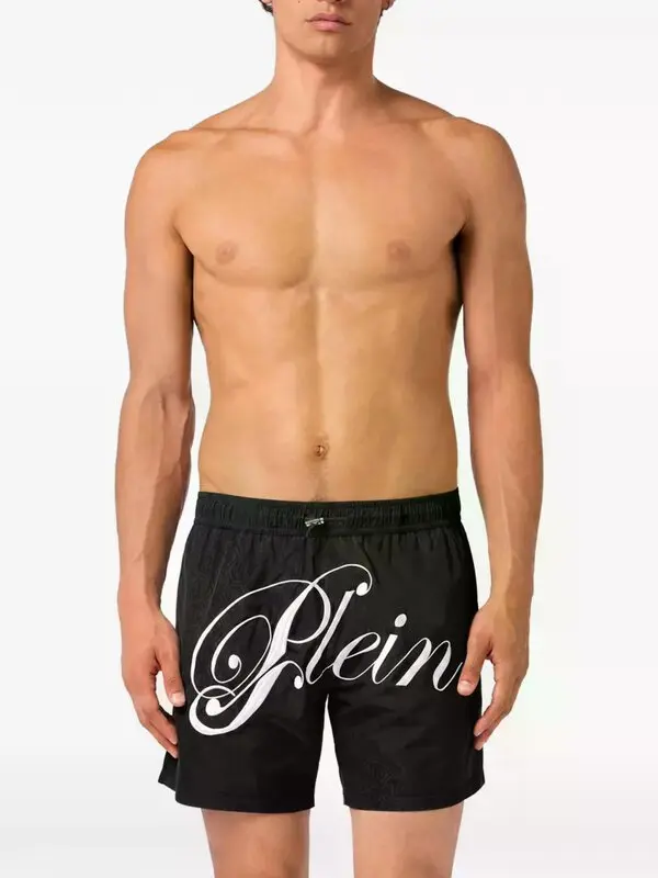 Philipp Plein Swimming Shorts Monogram Signature