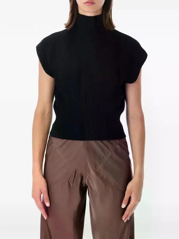 Rick Owens Ribbed-knit High-neck Sweater