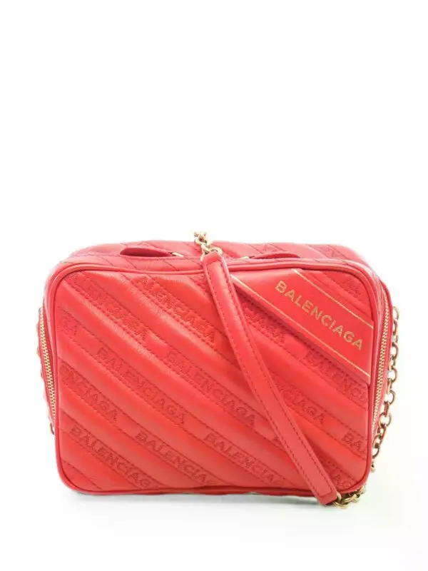 Balenciaga 2000s Xs Blanket Reporter Shoulder Bag - Red