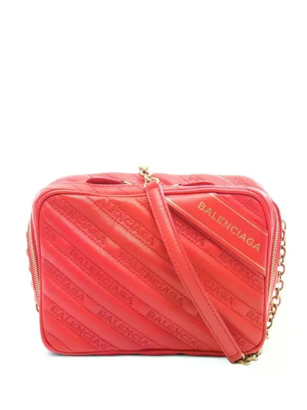 Balenciaga 2000s Xs Blanket Reporter Shoulder Bag - Red