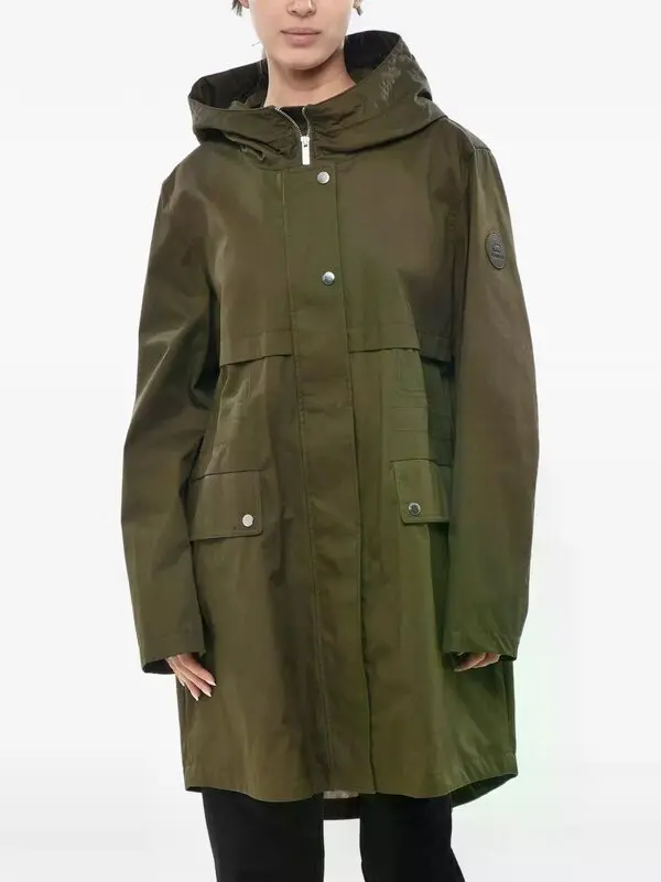Woolrich Logo-patch Utility Parka - Green