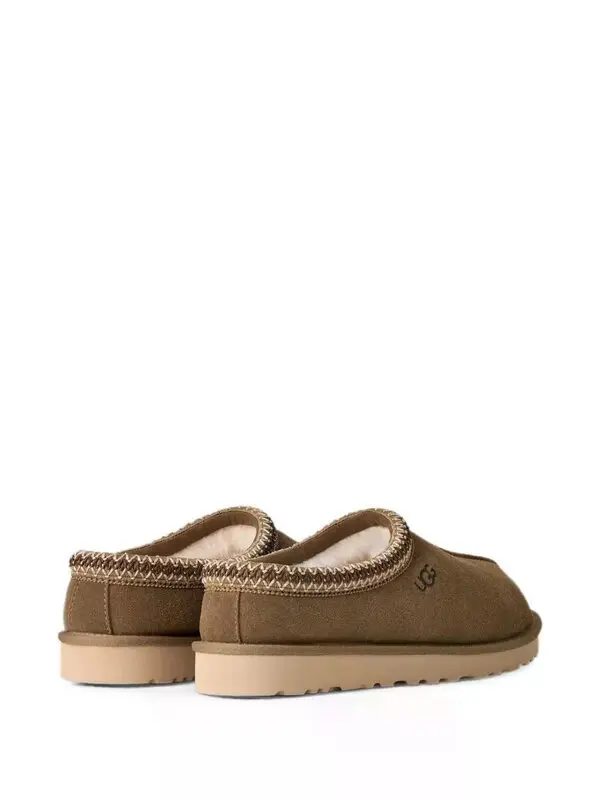 UGG Tasman Embroidered Slippers - Brown