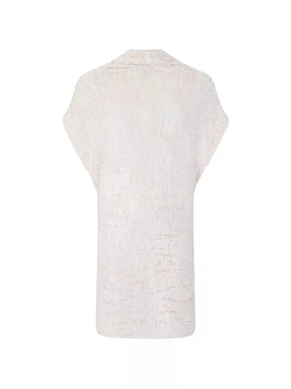 P.a.r.o.s.h Embellished High Neck Sleeveless Dress