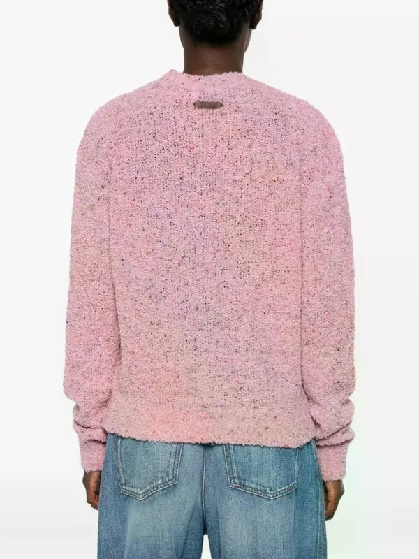 Moschino Teddy Bear Bouclé Sweater - Pink