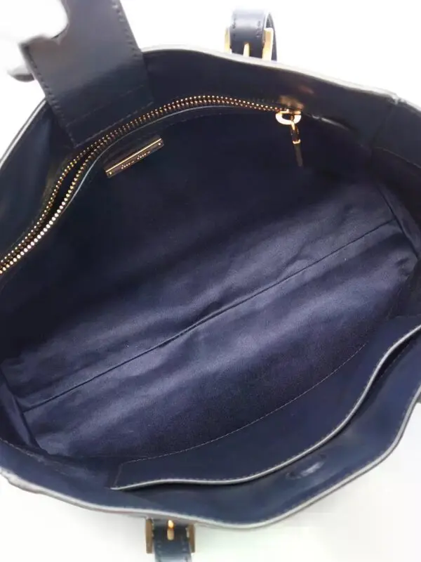 Miu Miu 2010s Studded Calf Leather Tote Bag