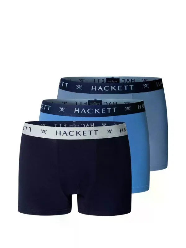 HACKETT LONDON Logo-waistband Boxers - Blue