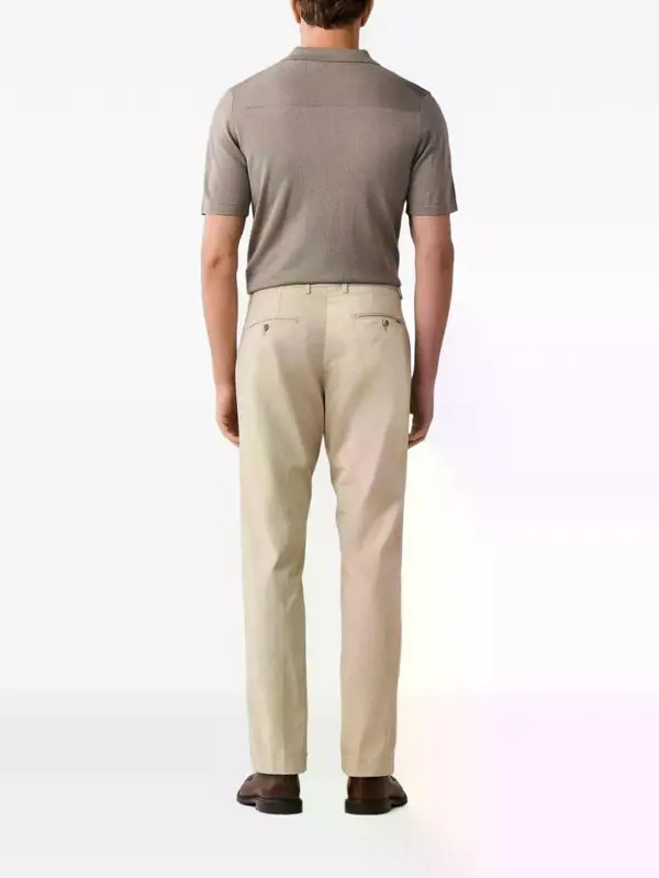HACKETT LONDON Kensington Textured Canvas Trousers
