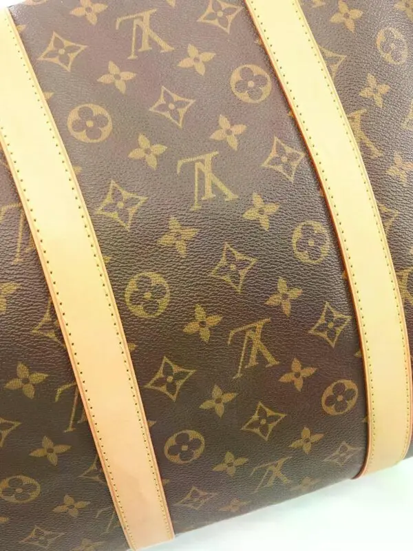 LOUIS VUITTON 2003 Monogram Keepall 55 Boston Bag