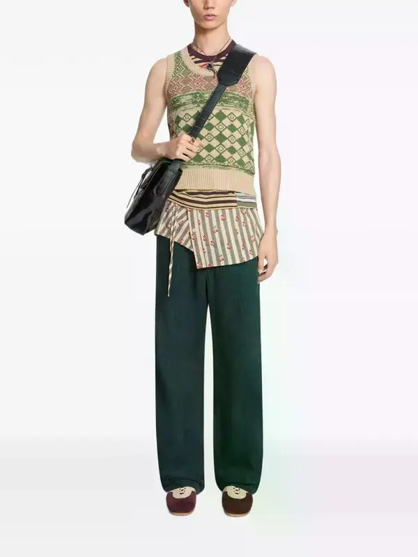 Dries Van Noten Jacquard Wool Sweater