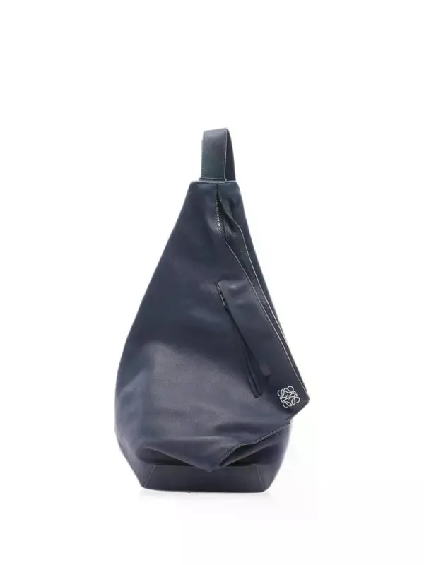 Loewe Anton Leather Backpack - Blue