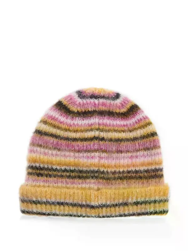 Isabel Marant Étoile Morenne Striped Beanie Hat