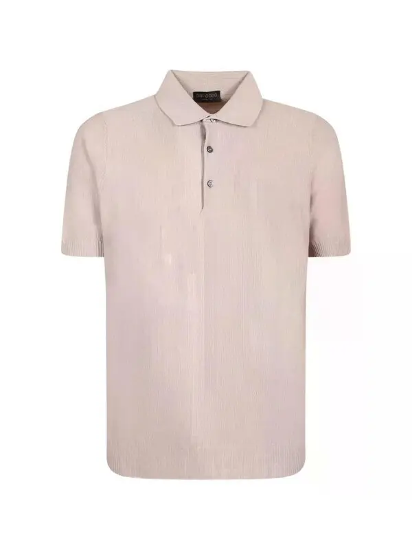 DELL'OGLIO Micropiquet Cotton Polo Shirt