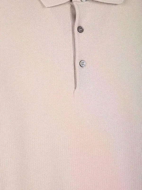 DELL'OGLIO Micropiquet Cotton Polo Shirt