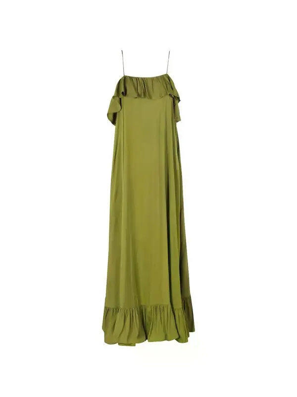 Essentiel Antwerp Jeste Ruffled Dress - Green