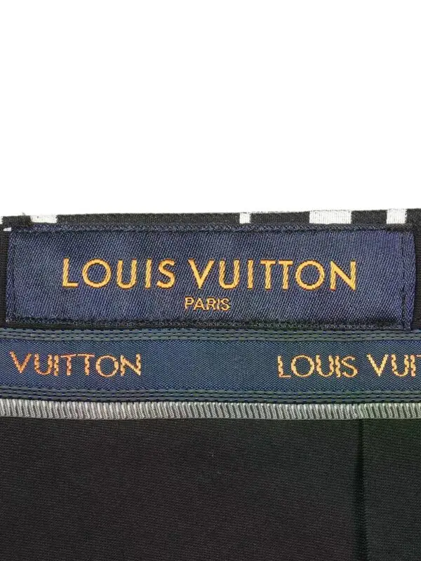 LOUIS VUITTON 2020s Distorted Damier Trousers