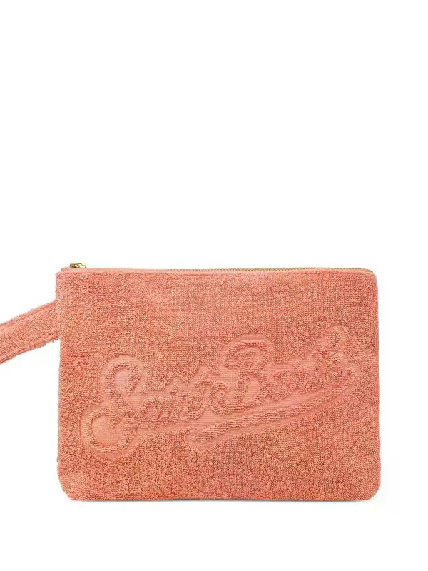 MC2 SAINT BARTH Pareasy Pochette With Jacquard Logo - Orange