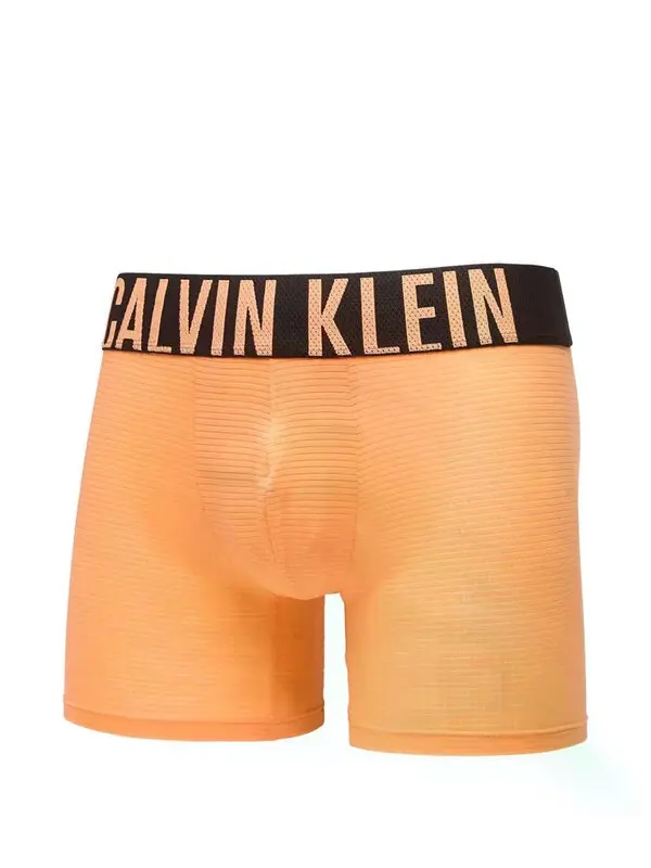 Calvin Klein Logo-waistband Boxer Briefs - Orange