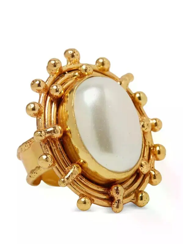 Sylvia Toledano Stonedots Pearl-embellished Ring
