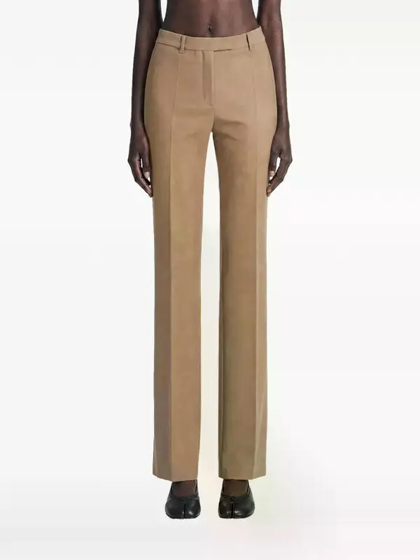 Max Mara Pressed-crease Tailored Trousers - Neutrals