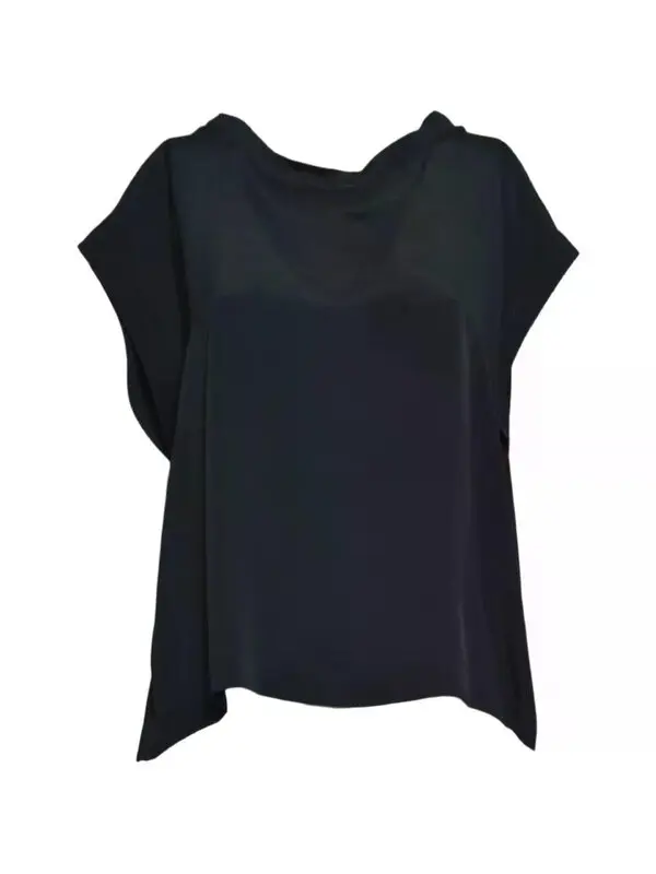 Momoni Boat-neck Short-sleeve Top