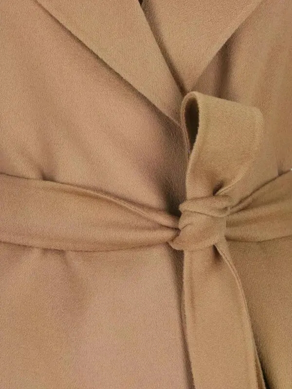 Max Mara Belted Notched-lapel Coat