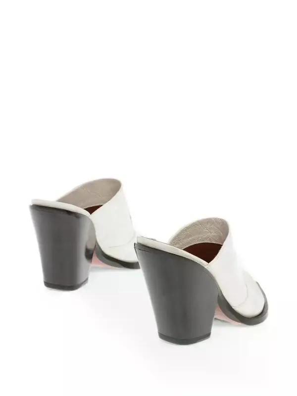 SONORA Hammered Leather Pointed-toe Sandals